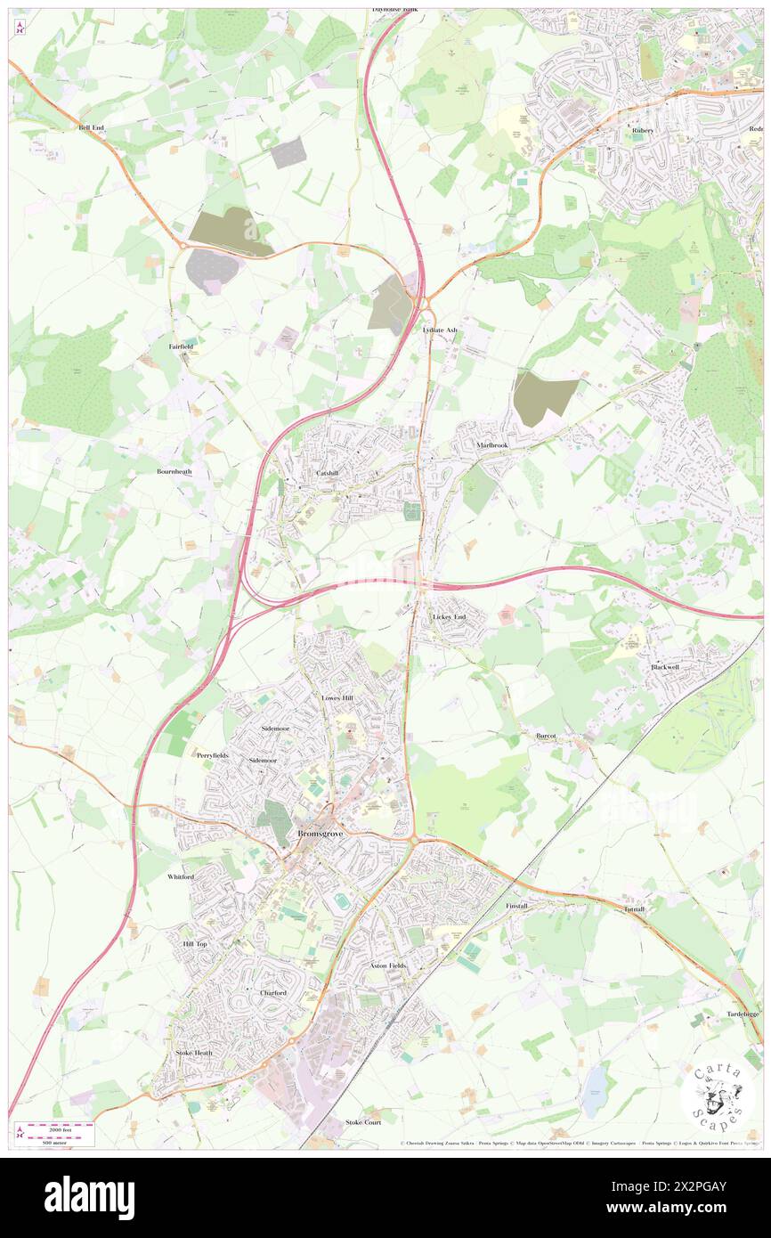 M42 Motorway, GB, United Kingdom, N 52 21' 21'', S 2 3' 3'', map ...