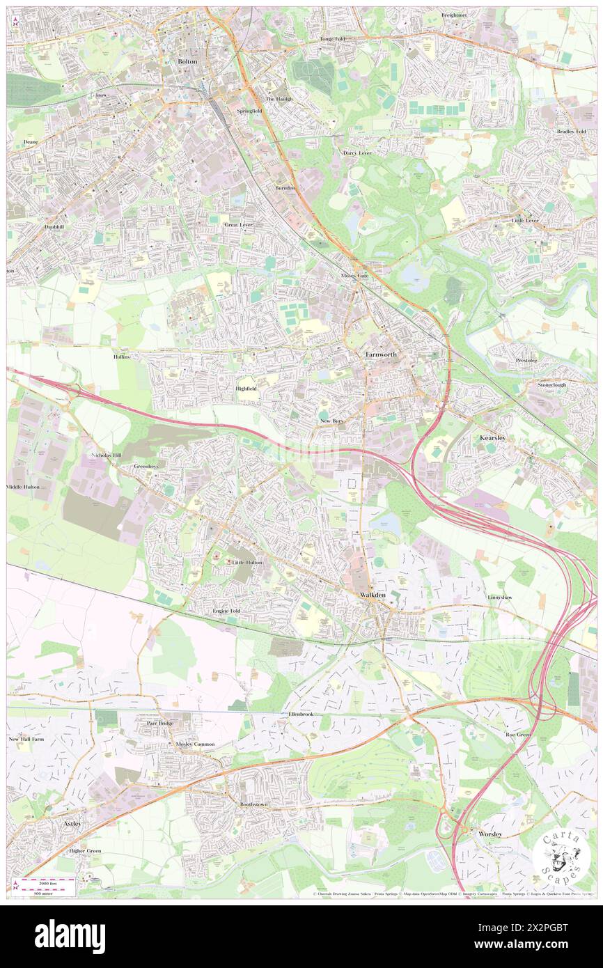 M61 Motorway, , GB, United Kingdom, , N 53 32' 19'', S 2 24' 37'', map ...