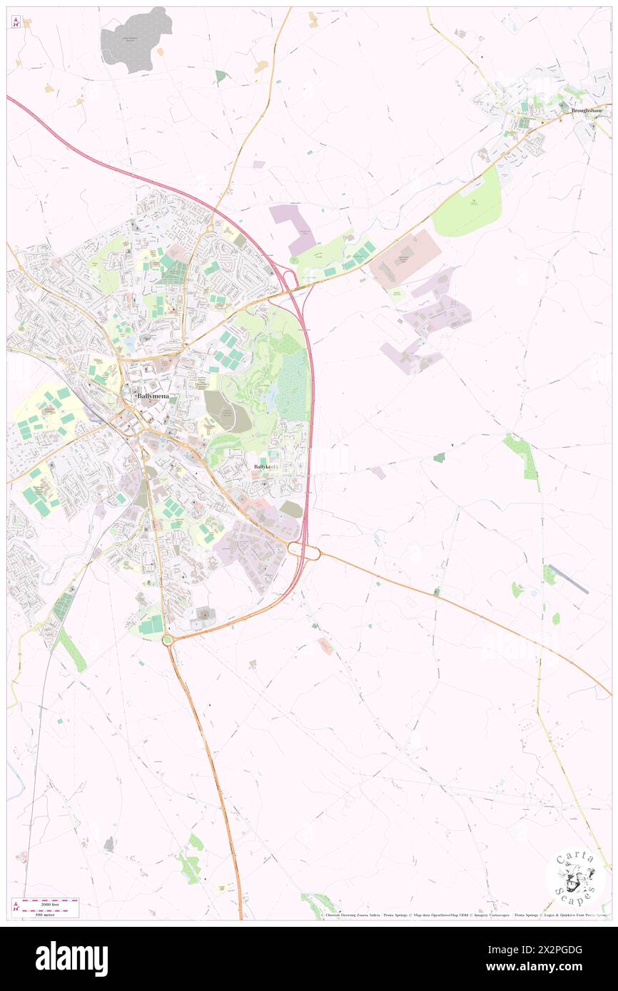 M2 Motorway, GB, United Kingdom, Northern Ireland, N 54 51' 35'', S 6 ...