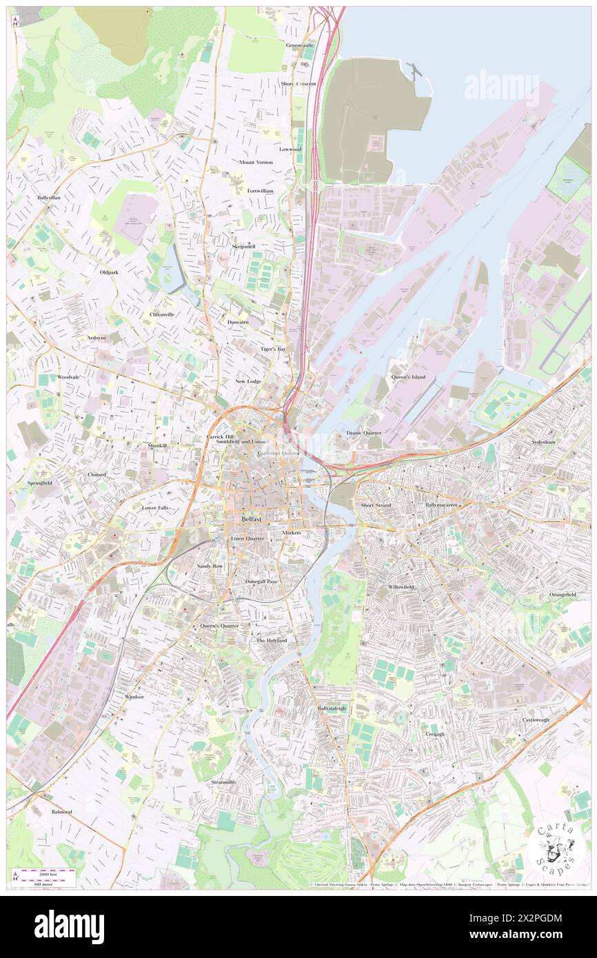M3 Motorway, GB, United Kingdom, Northern Ireland, N 54 36' 12'', S 5 ...