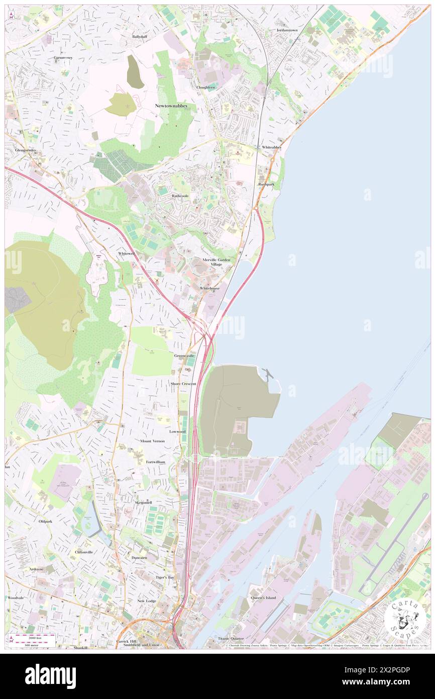 M5 Motorway, GB, United Kingdom, Northern Ireland, N 54 38' 51'', S 5 ...