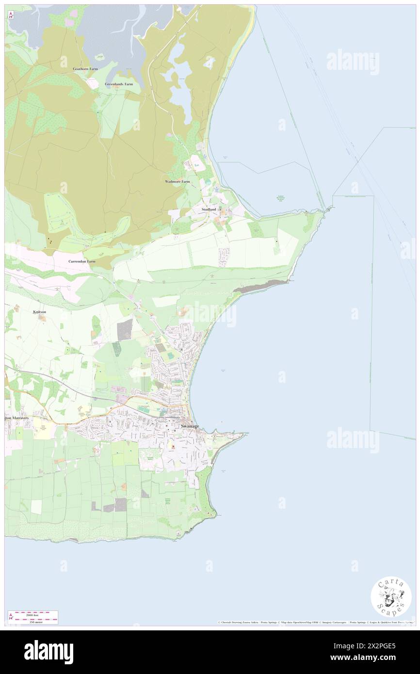 Jurassic coast map for dorset hi-res stock photography and images - Alamy