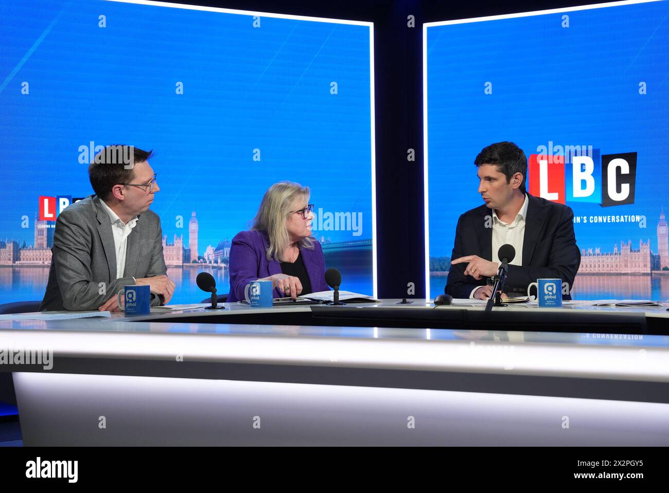 Liberal Democrat candidate Rob Blackie and Conservative party candidate ...