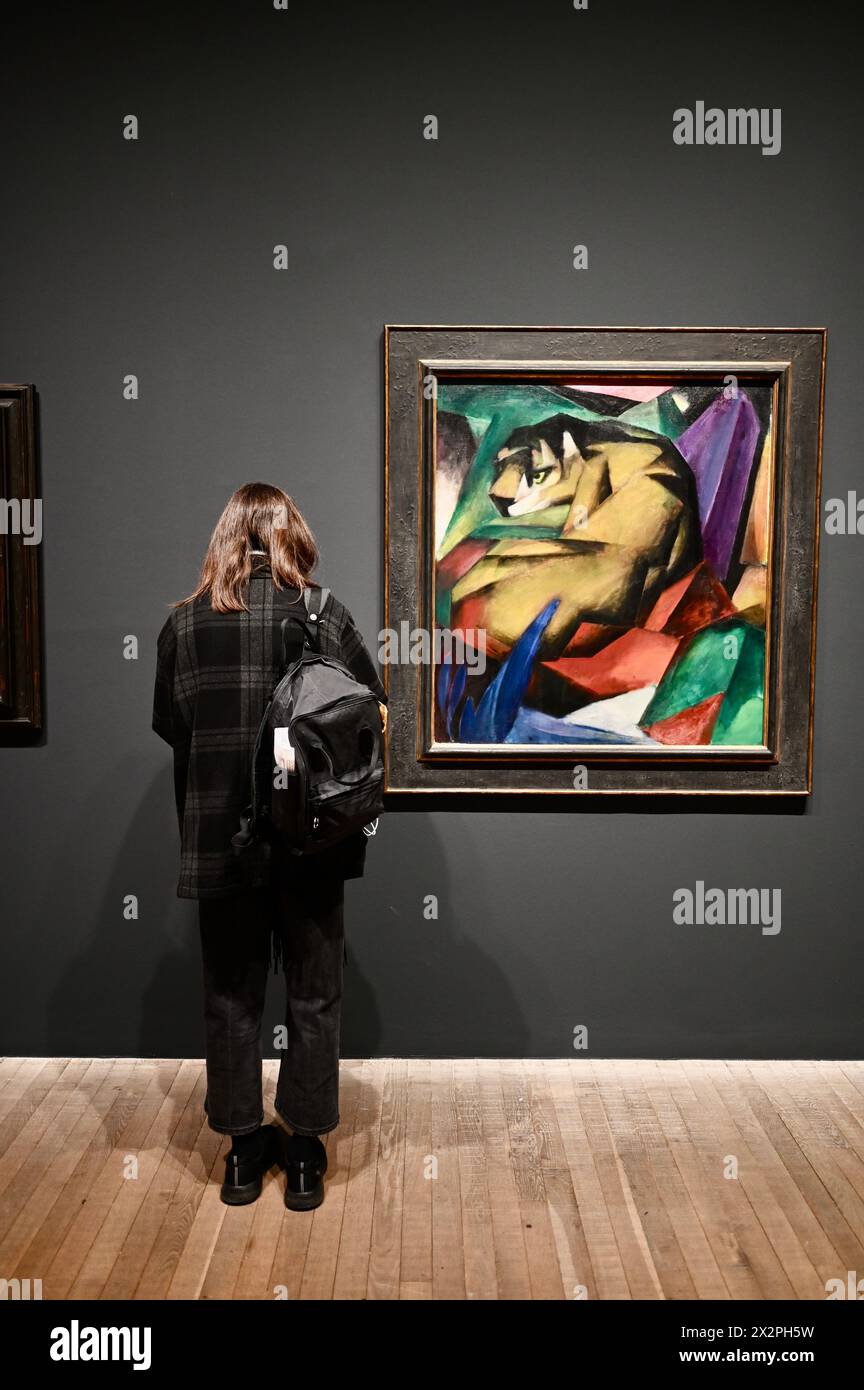 London, UK. Franz Marc. Tiger. Expressionists, Kandinsky, Munter and ...