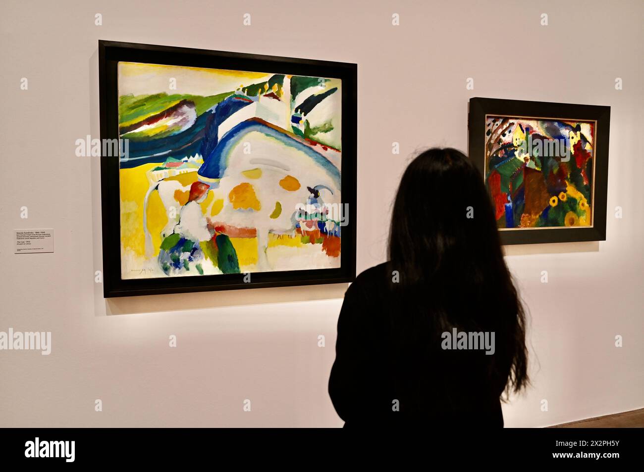 London, UK. Expressionists, Kandinsky, Munter and Blue Rider. Press ...