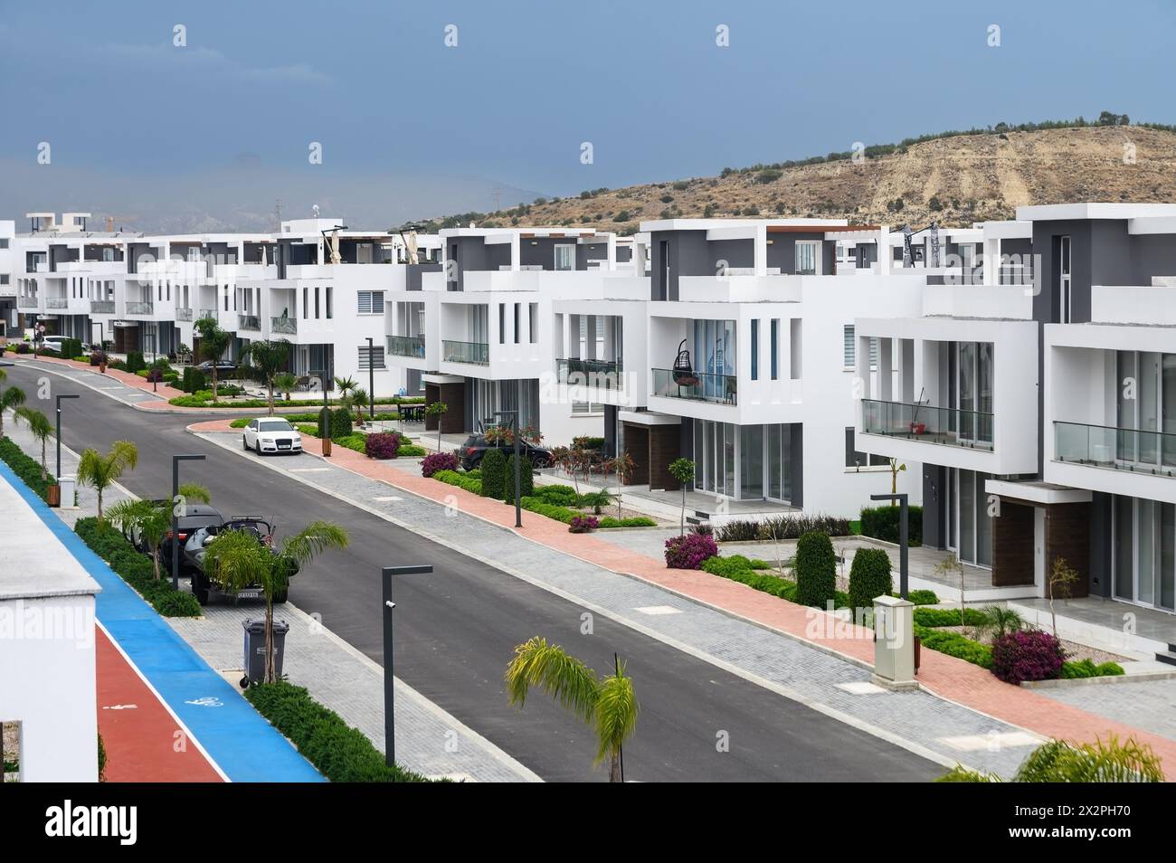 Modern multi family houses with white duplexes in northern cyprus 1 ...