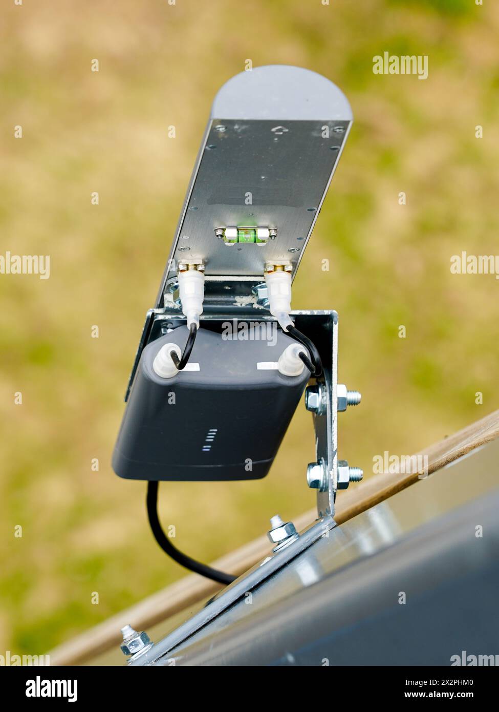 Wireless access point base station sector antenna mounted on high ...