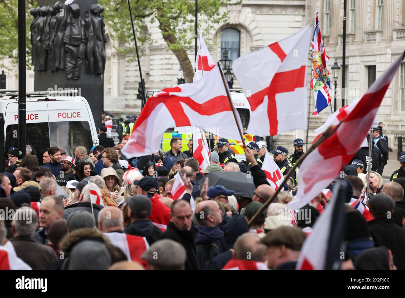 London, UK, 23rd April 2024. The Met Police deployed extra officers as ...