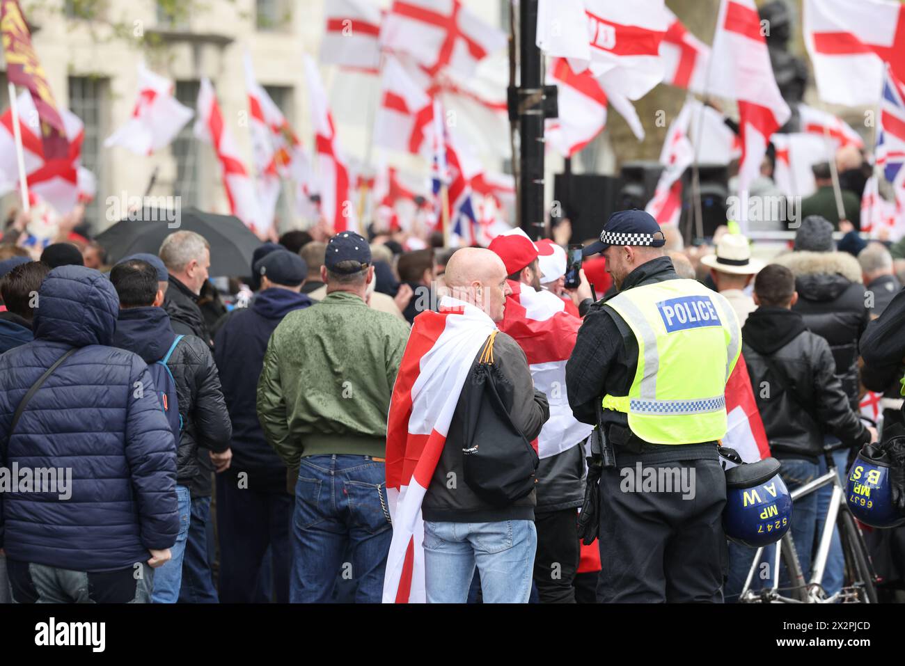 London, UK, 23rd April 2024. The Met Police deployed extra officers as ...