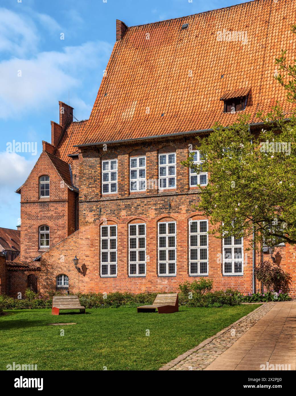 Beautiful medieval buildings in Lüneburg Stock Photo - Alamy