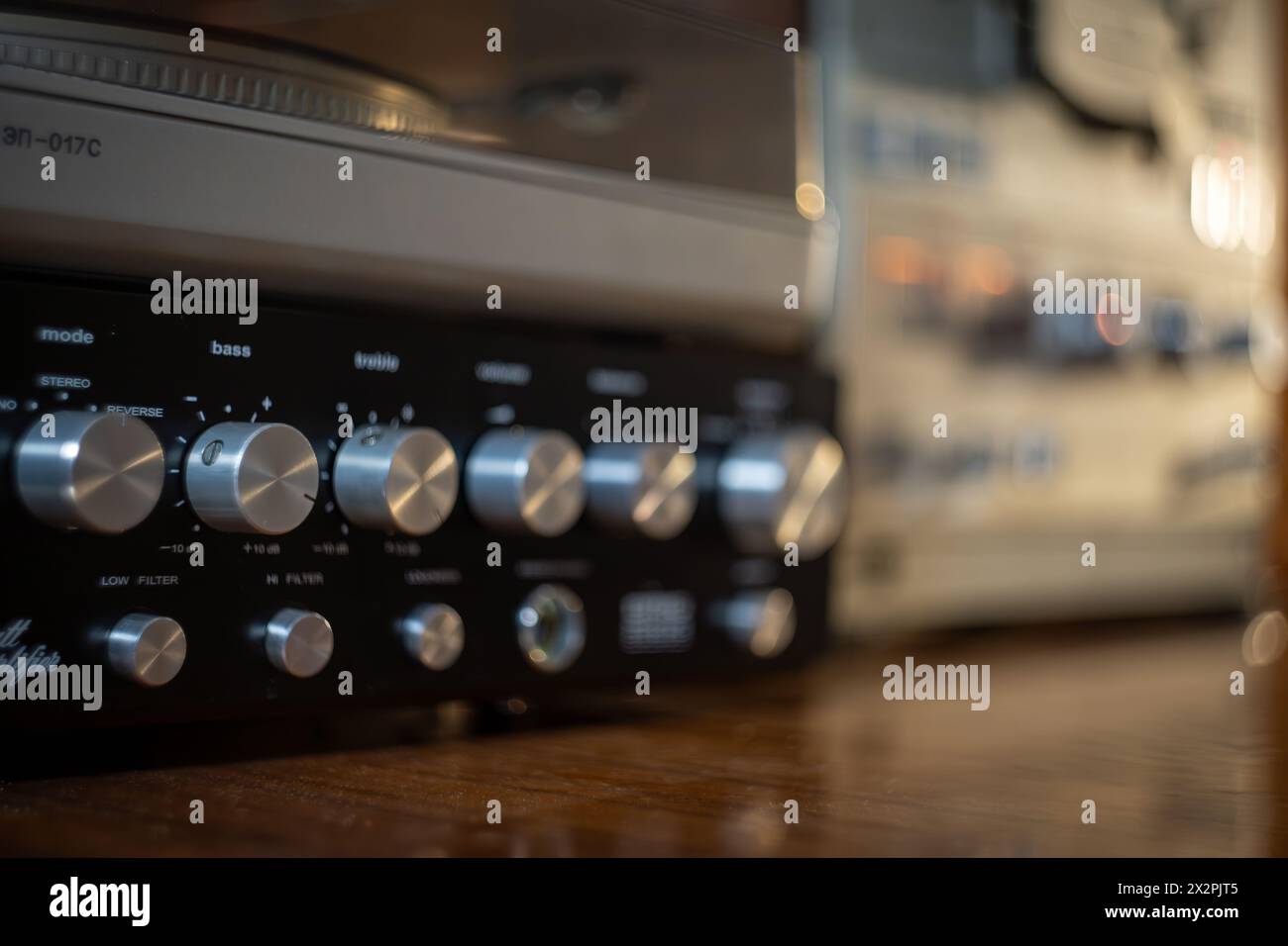 Retro photo of a Classical Amplifier Stock Photo - Alamy