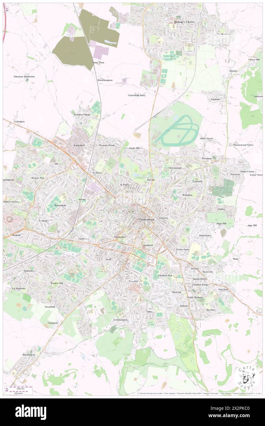Cheltenham town centre map hi-res stock photography and images - Alamy