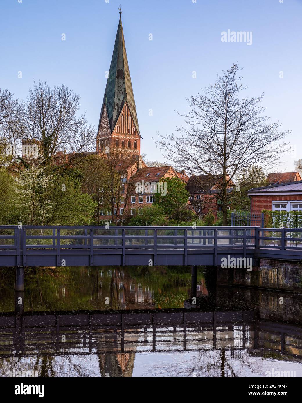 Beautiful medieval buildings in Lüneburg Stock Photo - Alamy