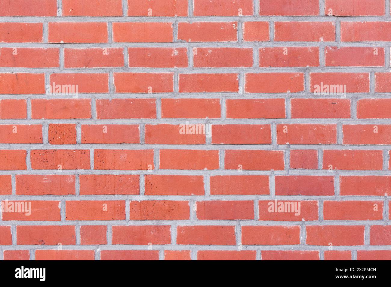 Red brick wall texture background. Pattern with narrow brown bricks ...