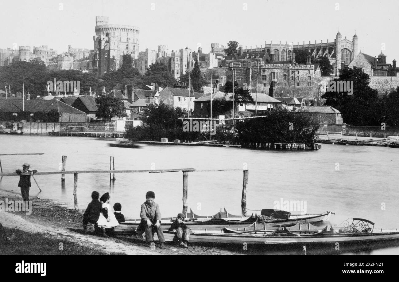 Windsor, England - 1886 Stock Photo - Alamy