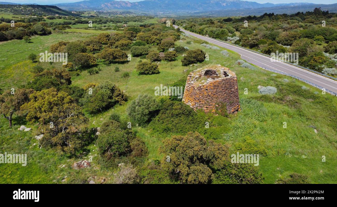 Nuraghe Ruju of Chiaramonti, central Sardinia - single-tower structure ...