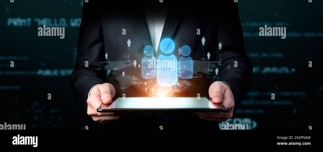 Business person engages in networking, building valuable connections ... Business person engages in networking, building valuable connections ...