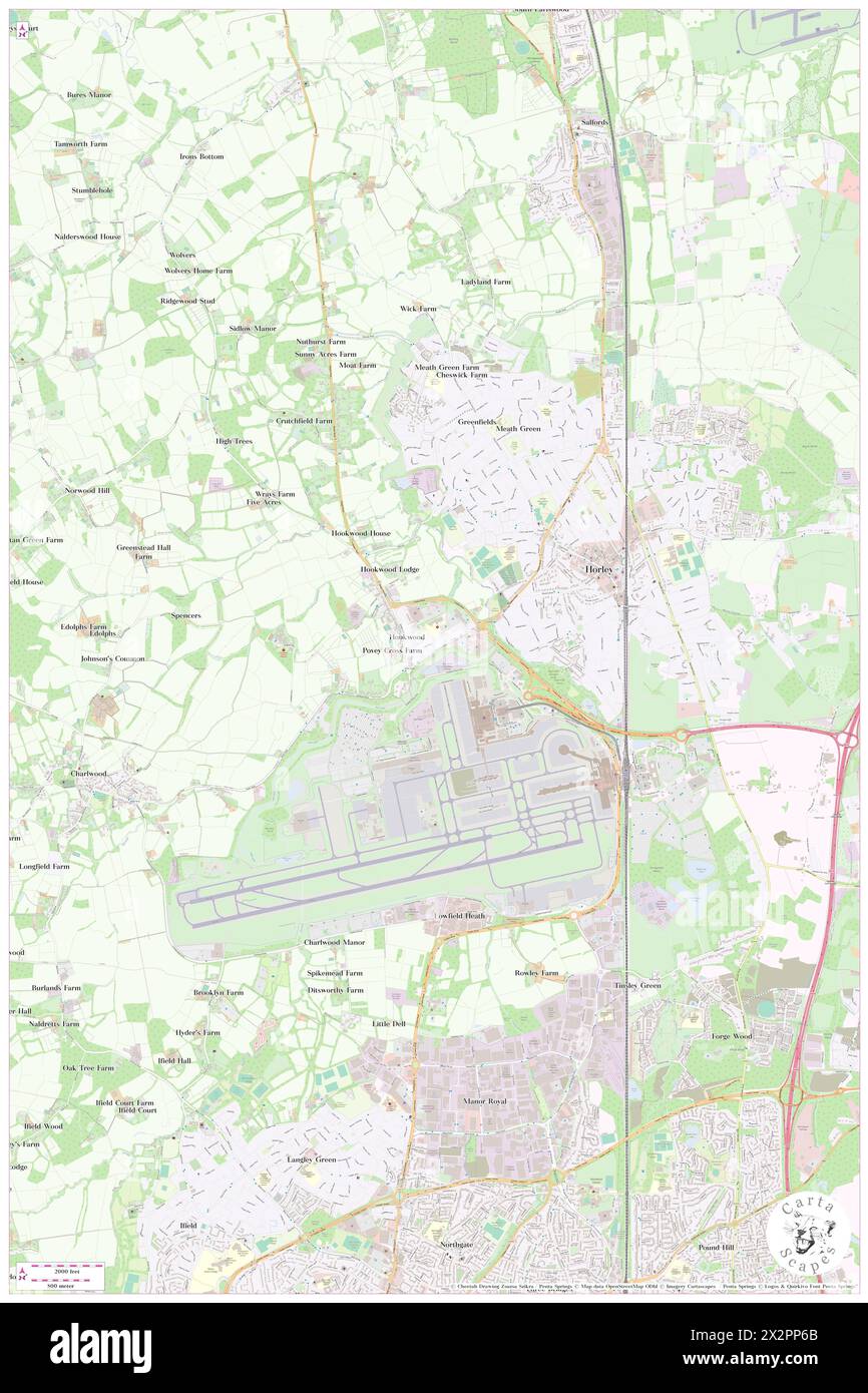 Gatwick airport map hi-res stock photography and images - Alamy