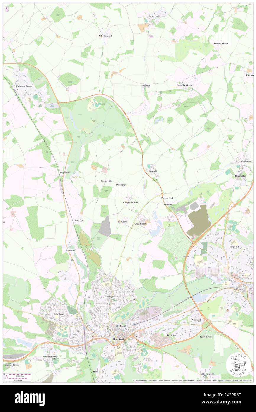 Chapmore End, Hertfordshire, GB, United Kingdom, England, N 51 49' 55 ...