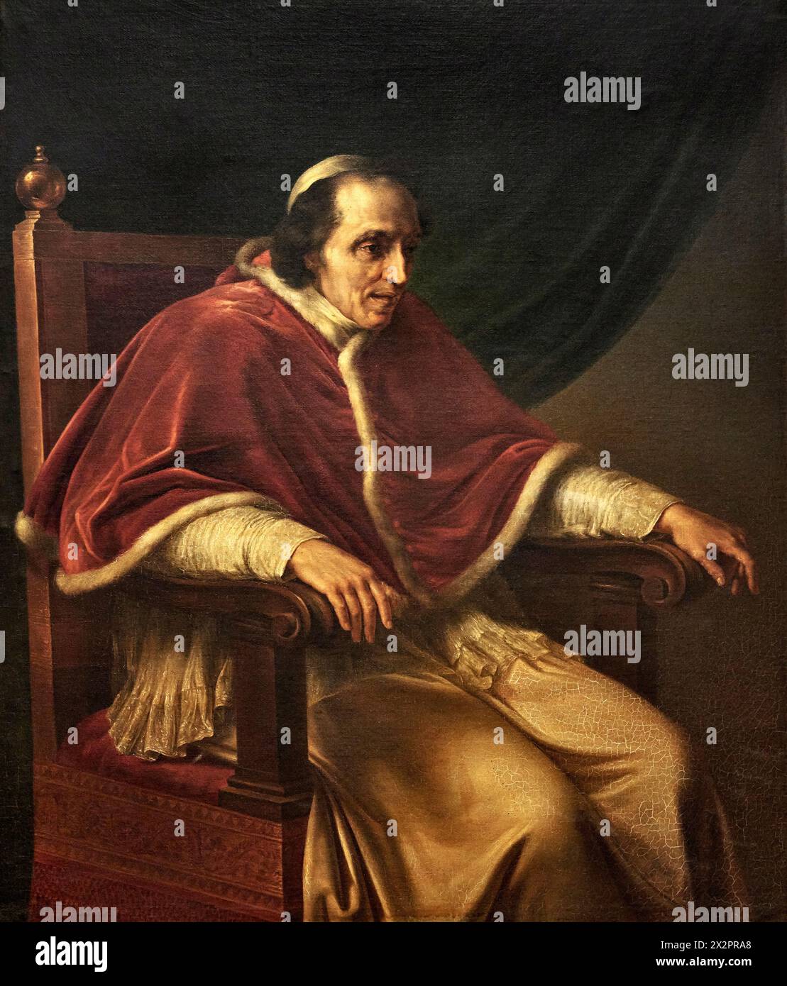 Ritratto di papa Pio VII - olio su tela - Alessandro Candi - 1817 ...