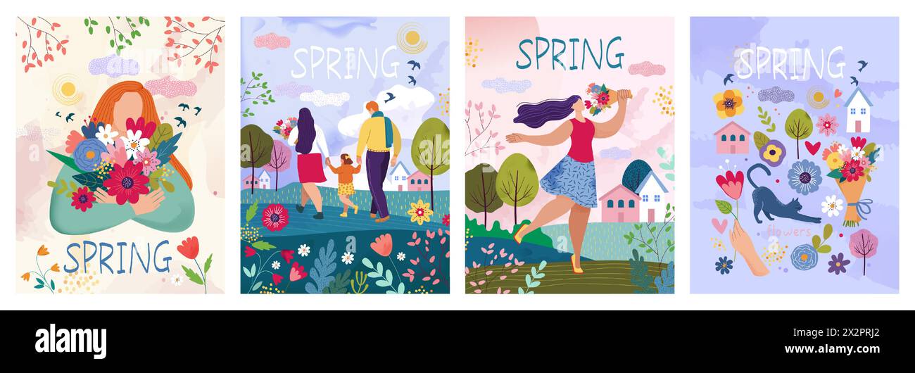 May tree illustration hi-res stock photography and images - Alamy