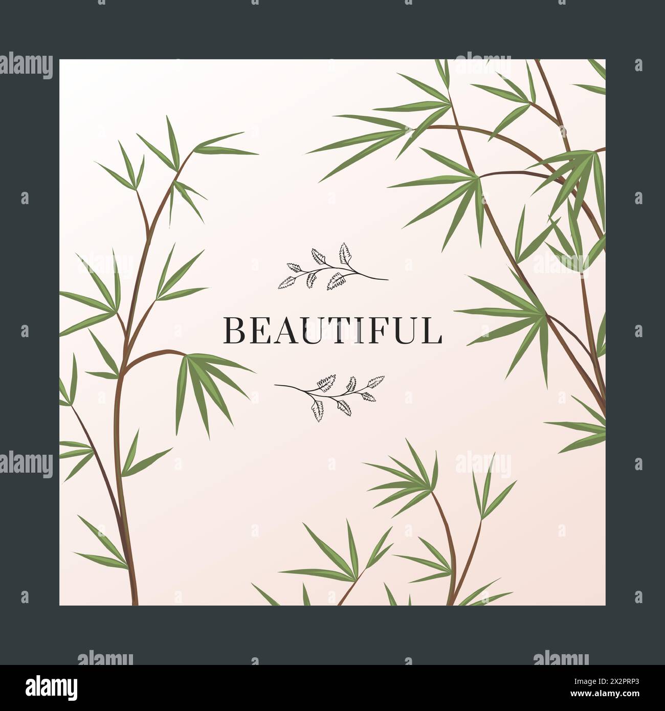 Summer beautiful garden Stock Vector Images - Alamy