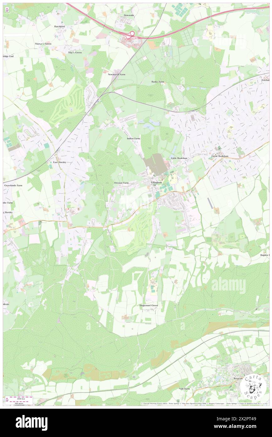 Effingham map Cut Out Stock Images & Pictures - Alamy