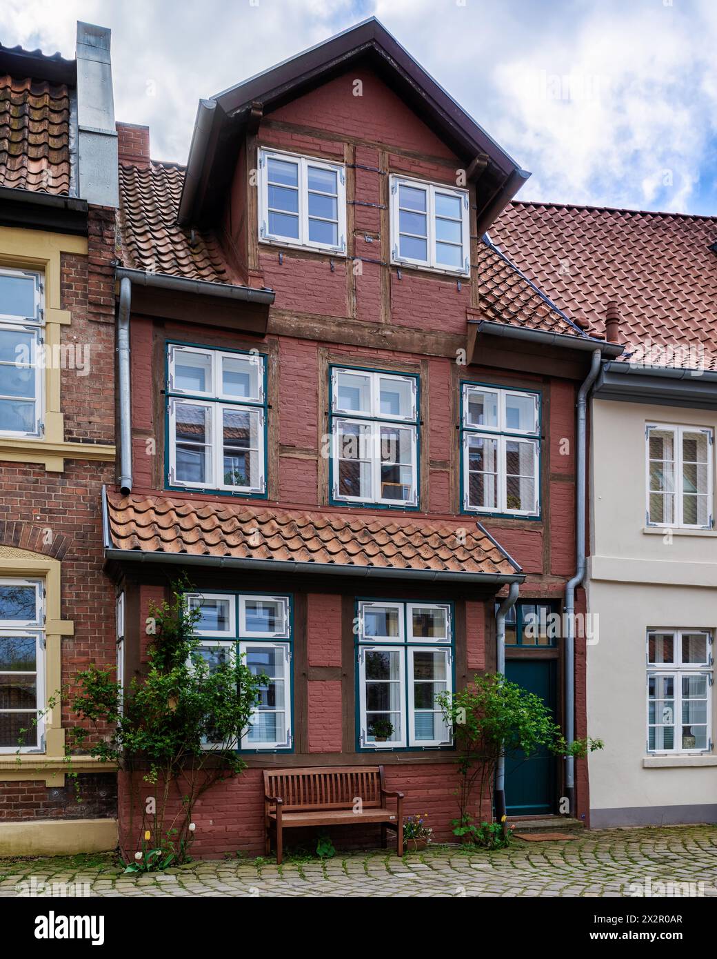 Beautiful medieval buildings in Lüneburg Stock Photo - Alamy