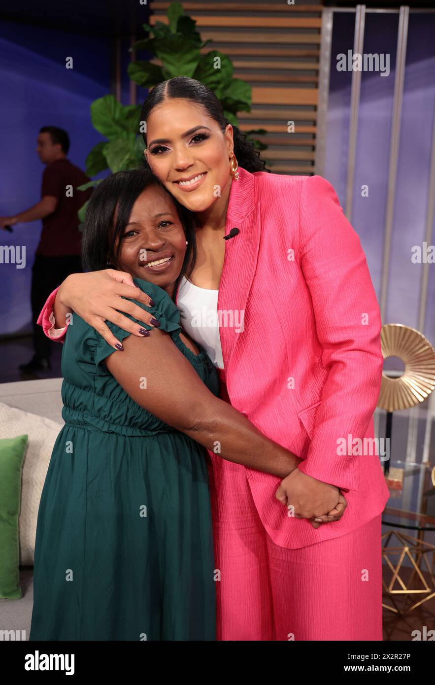 DORAL, FL-APRIL 23: Antonin “La Misma” and Francisca are seen during ...