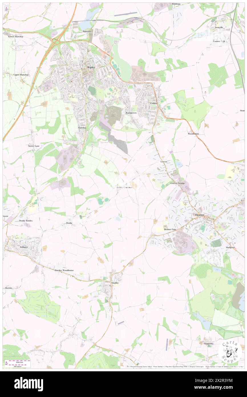 Denby Common, Derbyshire, GB, United Kingdom, England, N 53 1' 18'', S ...