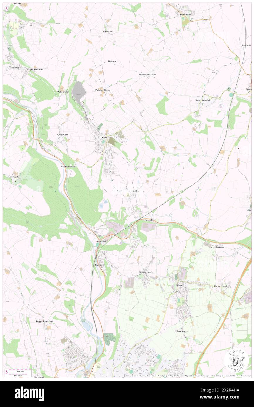 Fritchley, Derbyshire, GB, United Kingdom, England, N 53 4' 22'', S 1 ...