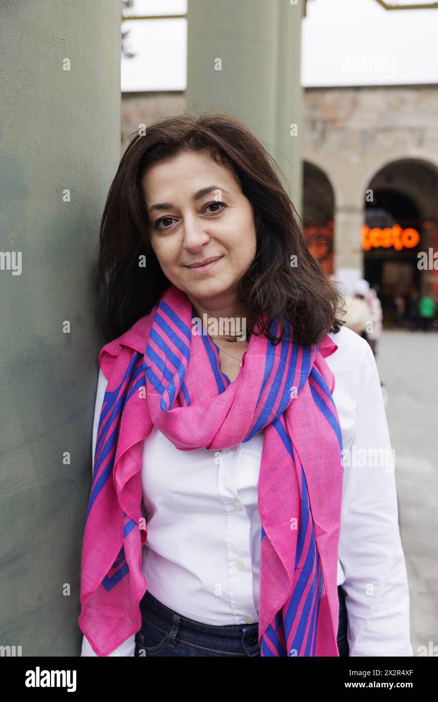 Portrait of Ece Temelkuran 24/02/2023 ©Isabella De Maddalena/opale ...