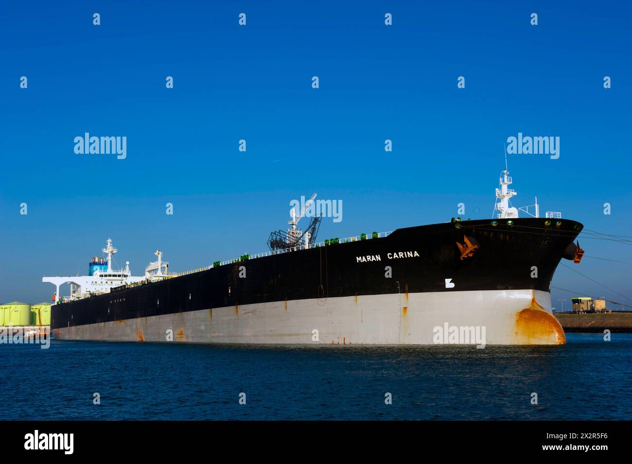 Crude Oil Tanker Mara Carina on Dock The Crude oil Tanker: Maran Carina ...