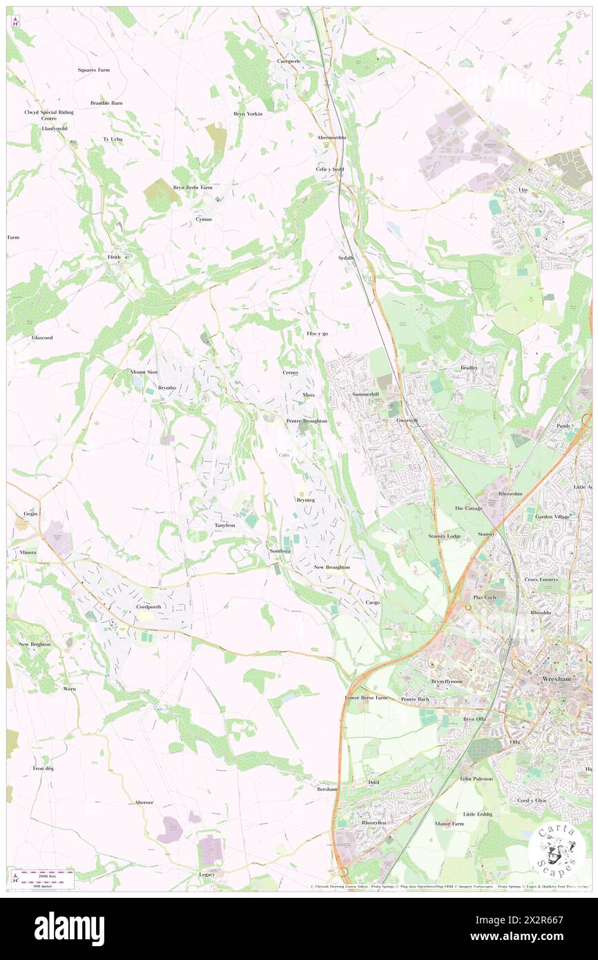 Brynteg, Wrexham, GB, United Kingdom, Wales, N 53 4' 12'', S 3 2' 16 ...