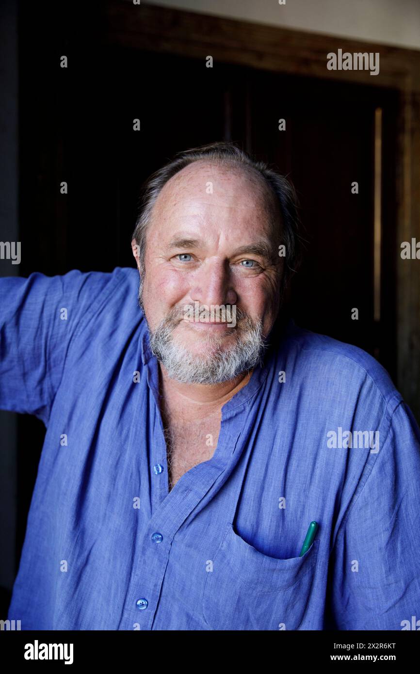 Portrait of William Dalrymple 11/09/2022 ©Isabella De Maddalena/opale ...