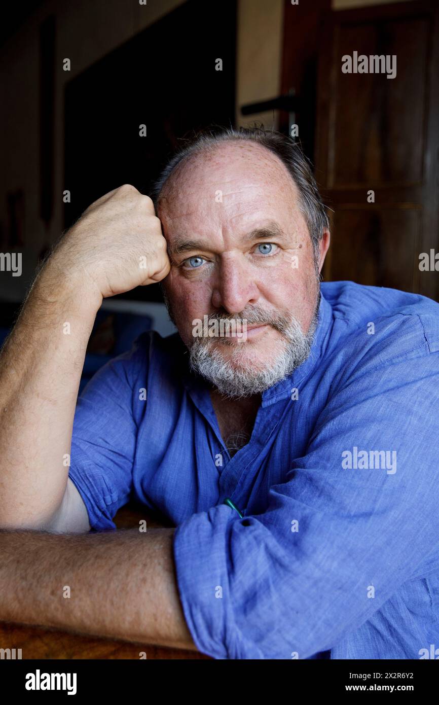 Portrait of William Dalrymple 11/09/2022 ©Isabella De Maddalena/opale ...