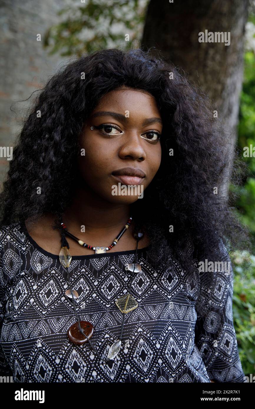 Portrait of Sabrina Efionayi 10/09/2022 ©Isabella De Maddalena/opale ...