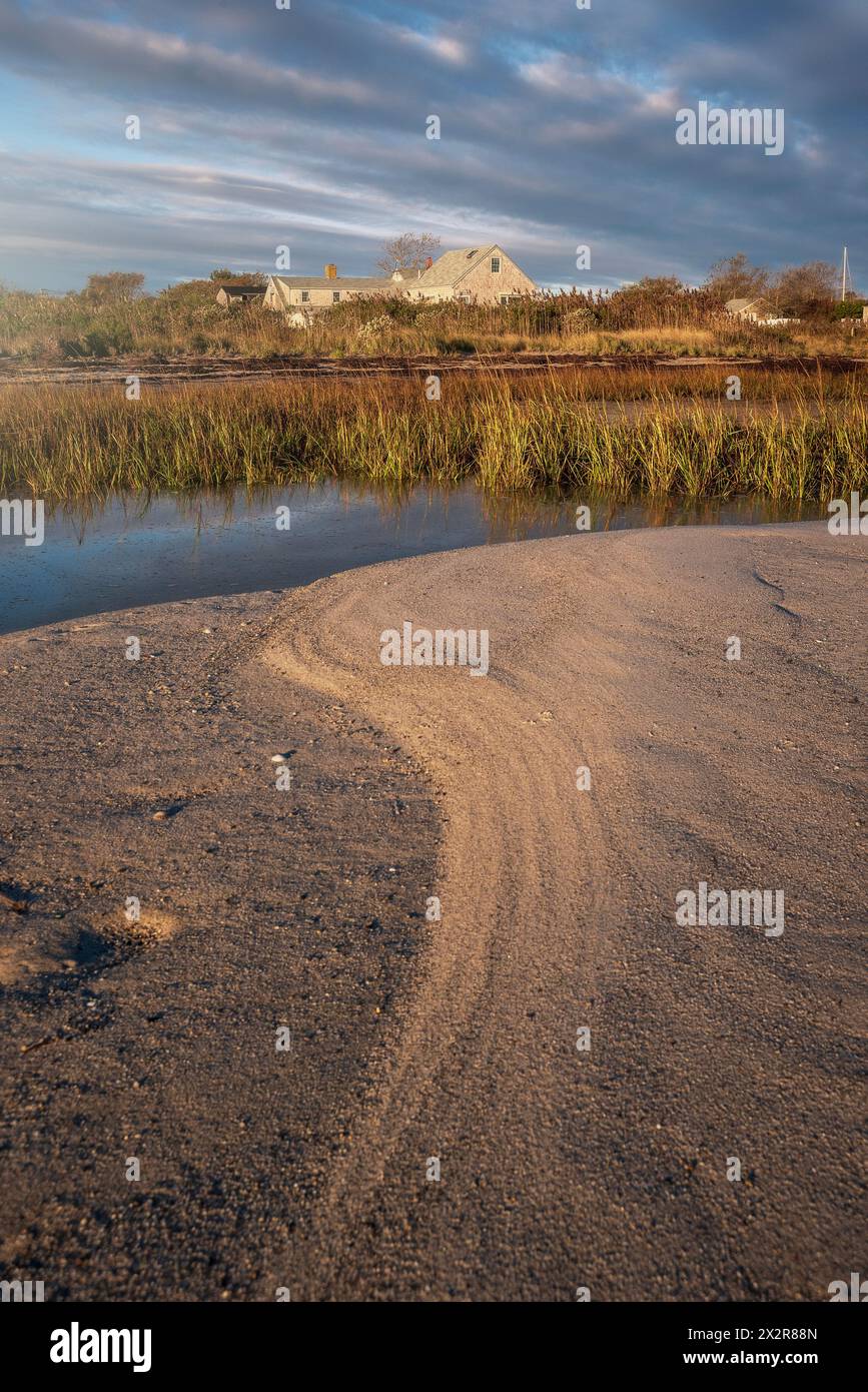 Quiet and Calm Beautiful Sunny Morning Nantucket Island Stock Photo - Alamy