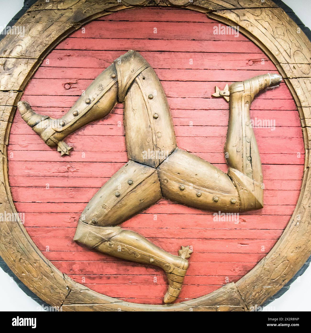 Three legs of Mann, national emblem Isle of Man.appear to have been ...