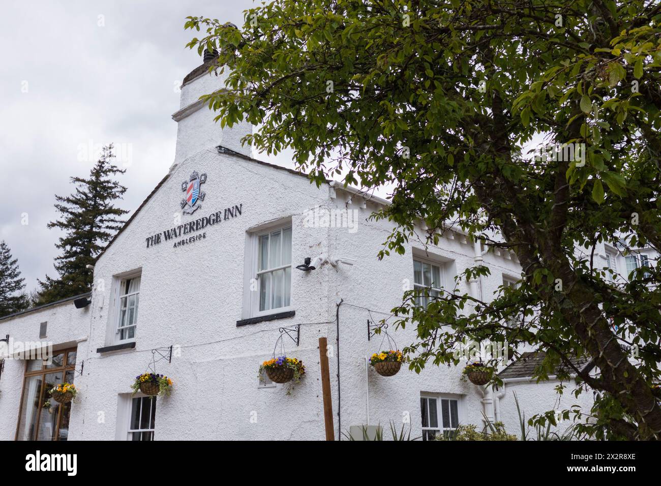 The Wateredge Inn, Ambleside,Cumbria,England,UK Stock Photo - Alamy