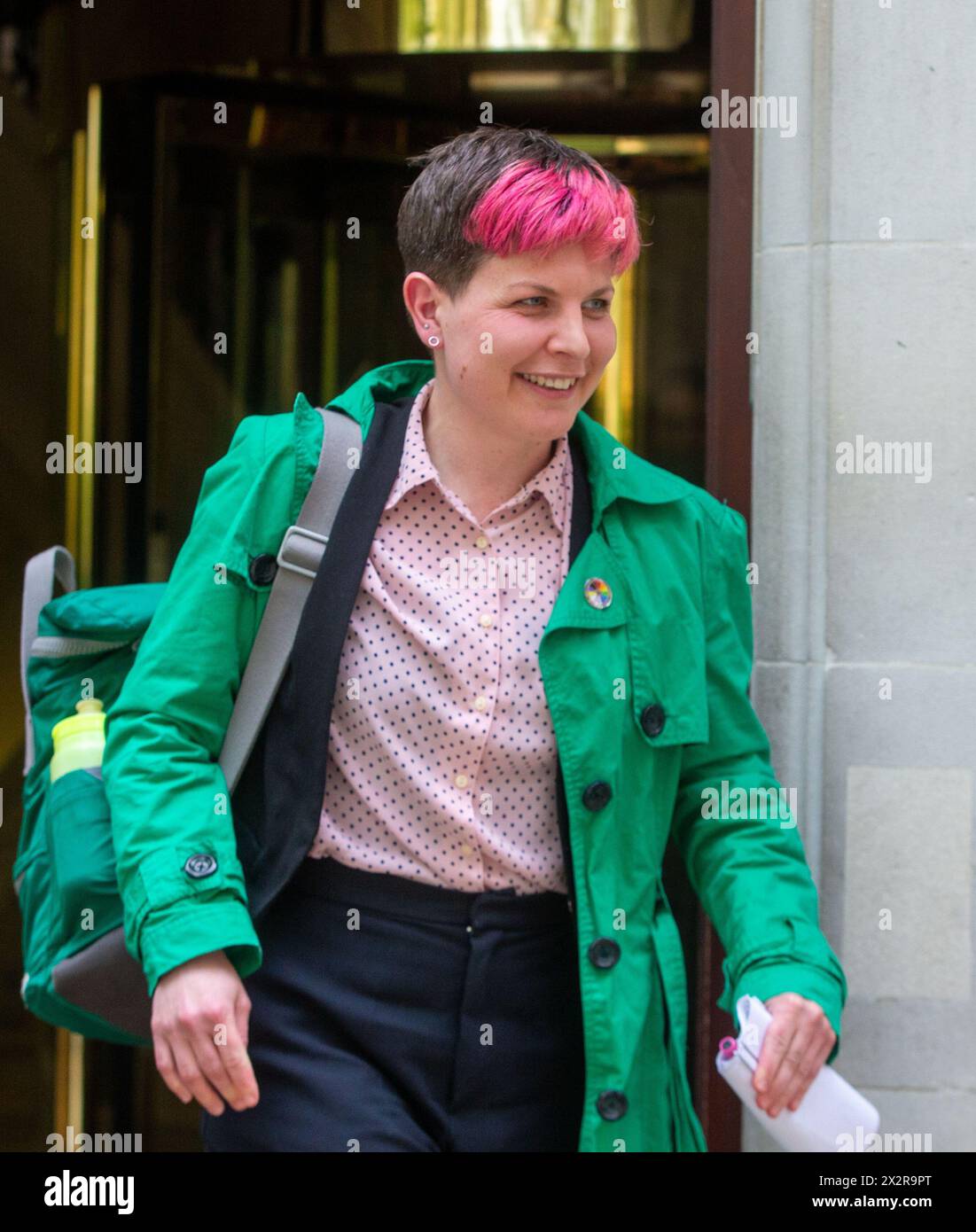 London England Uk 23rd Apr 2024 Green Party London Mayor Candidate