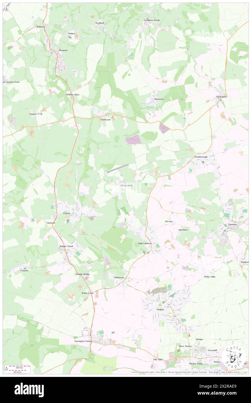 Clutton map hi-res stock photography and images - Alamy