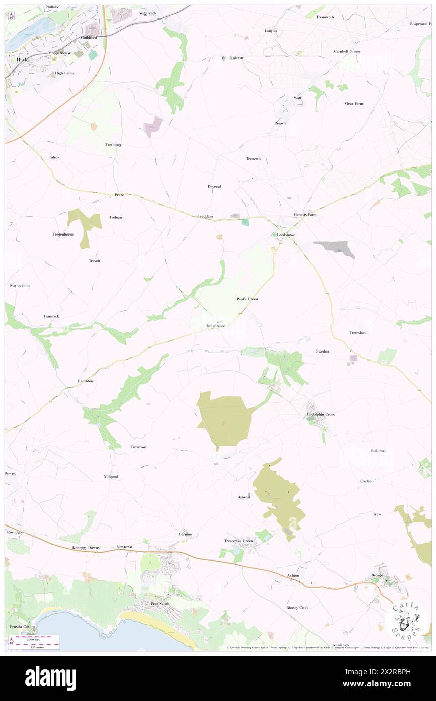 Map of townshend hi-res stock photography and images - Alamy