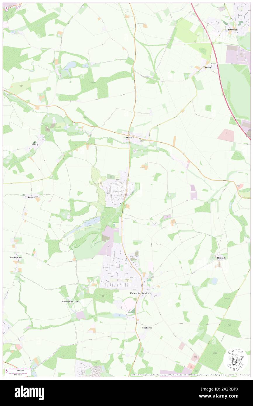 Langold, Nottinghamshire, GB, United Kingdom, England, N 53 22' 42'', S ...