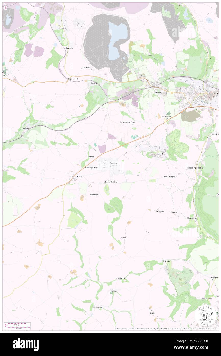 Sticker, Cornwall, GB, United Kingdom, England, N 50 19' 0'', S 4 50 ...