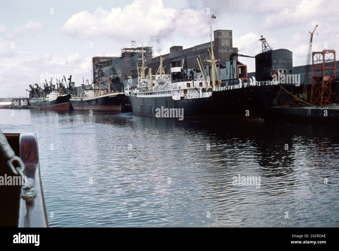 MS Calgaria at Yorkhill Quay, Glasgow. 20 May 1959. Built at Barclay ...