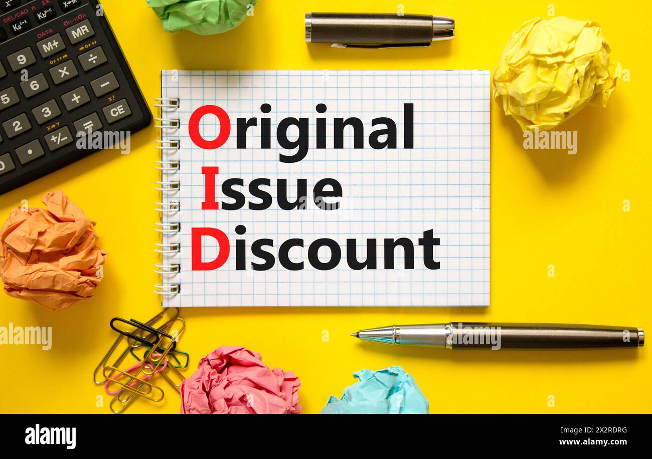 OID original issue discount symbol. Concept words OID original issue ...