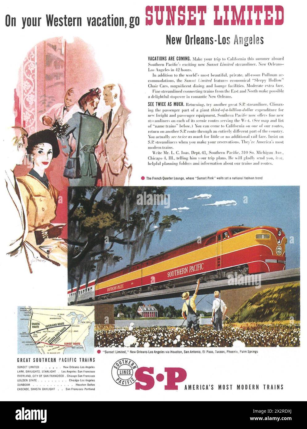 Sunset limited rail hi-res stock photography and images - Alamy