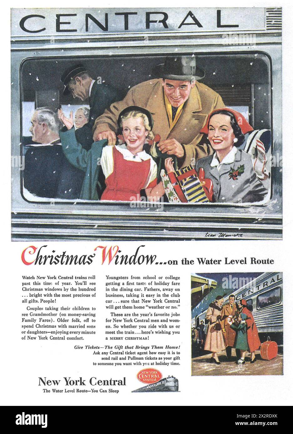 New york central railroad train hi-res stock photography and images - Alamy