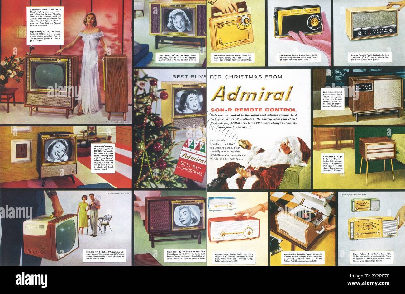 Tv set 1950's hi-res stock photography and images - Alamy